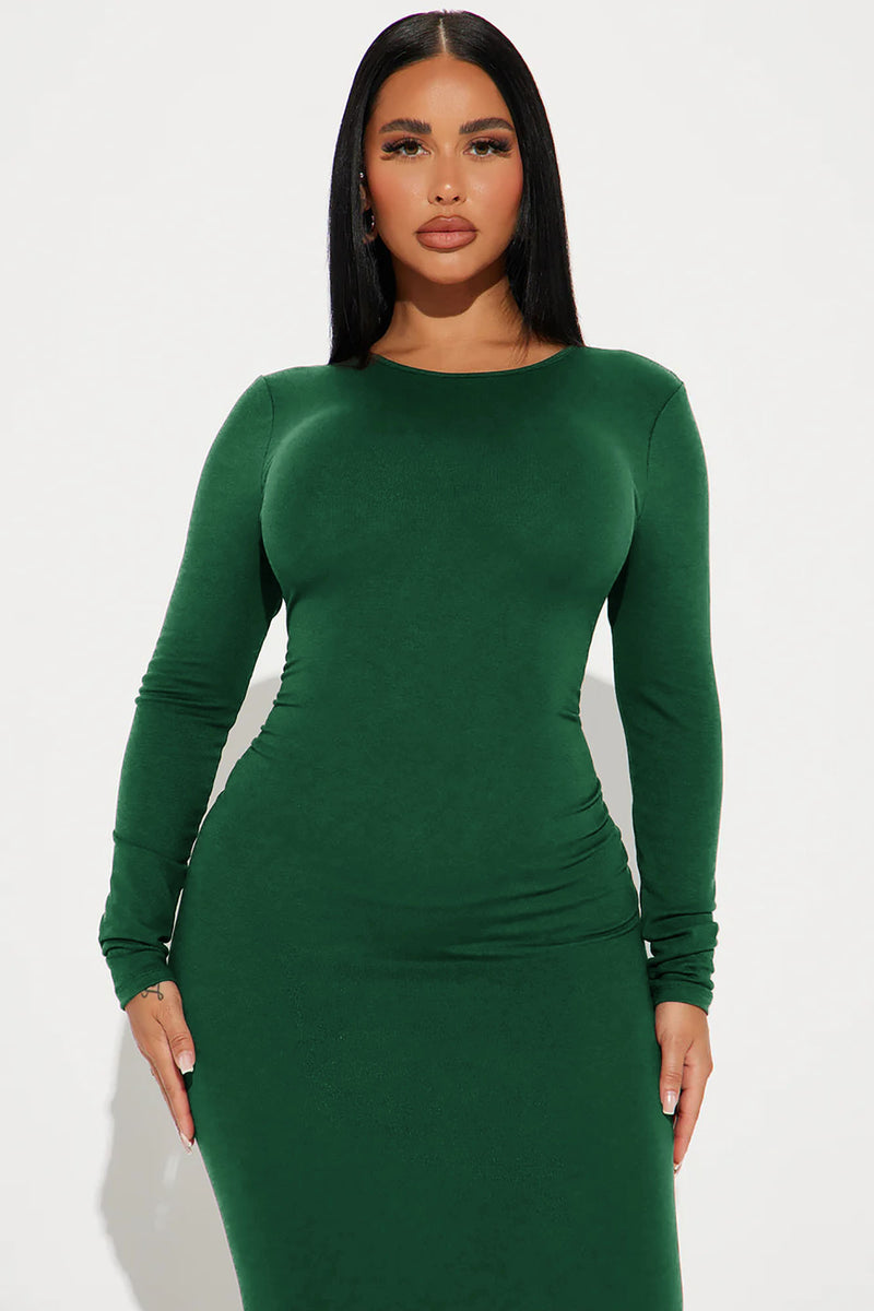 Secretly Sexy Maxi Dress - Hunter | Fashion Nova, Dresses | Fashion Nova