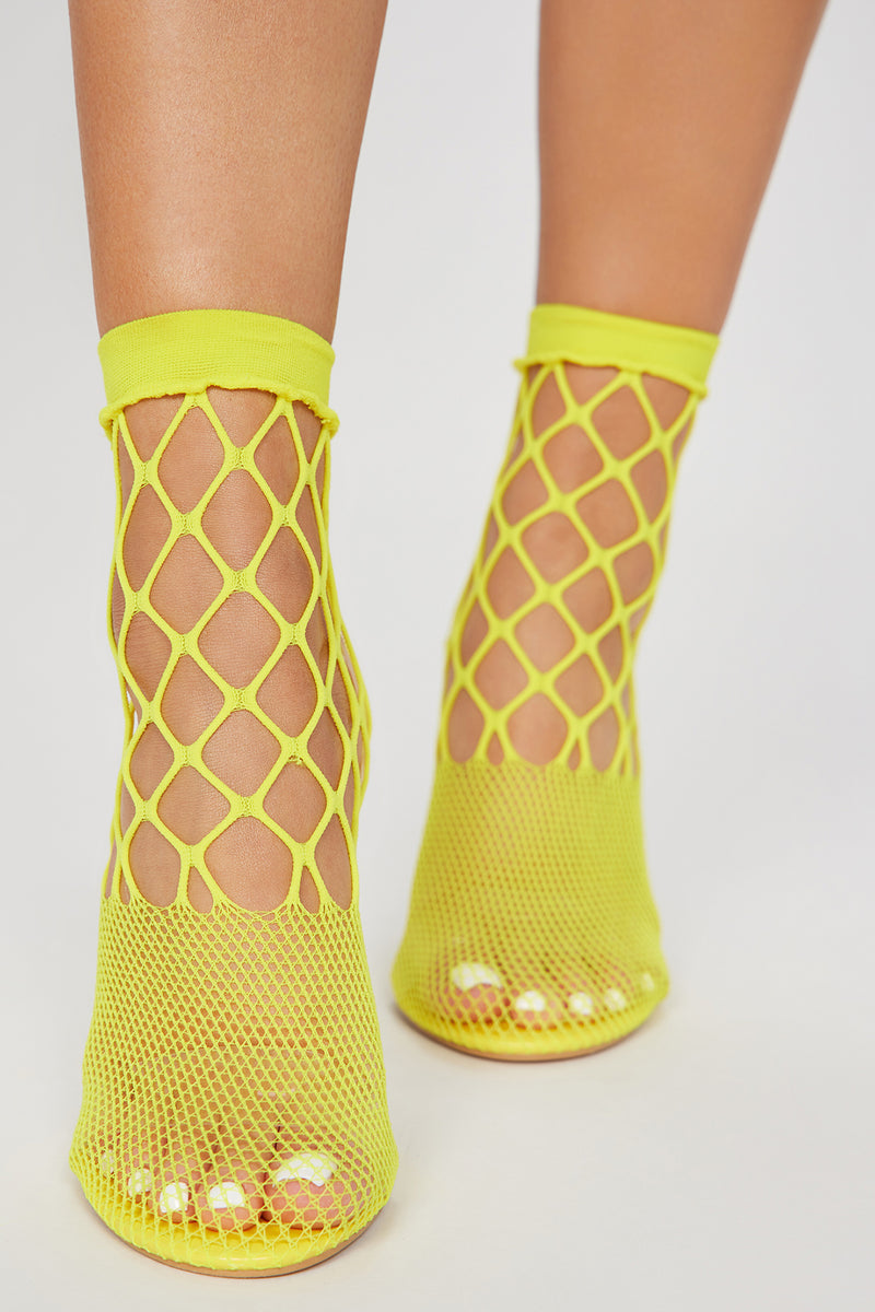 Street Romance Fishnet Pumps - Lime | Fashion Nova, Shoes | Fashion Nova