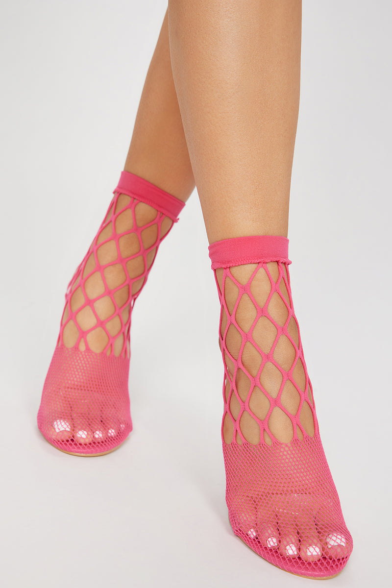 Street Romance Fishnet Pumps - Pink | Fashion Nova, Shoes | Fashion Nova
