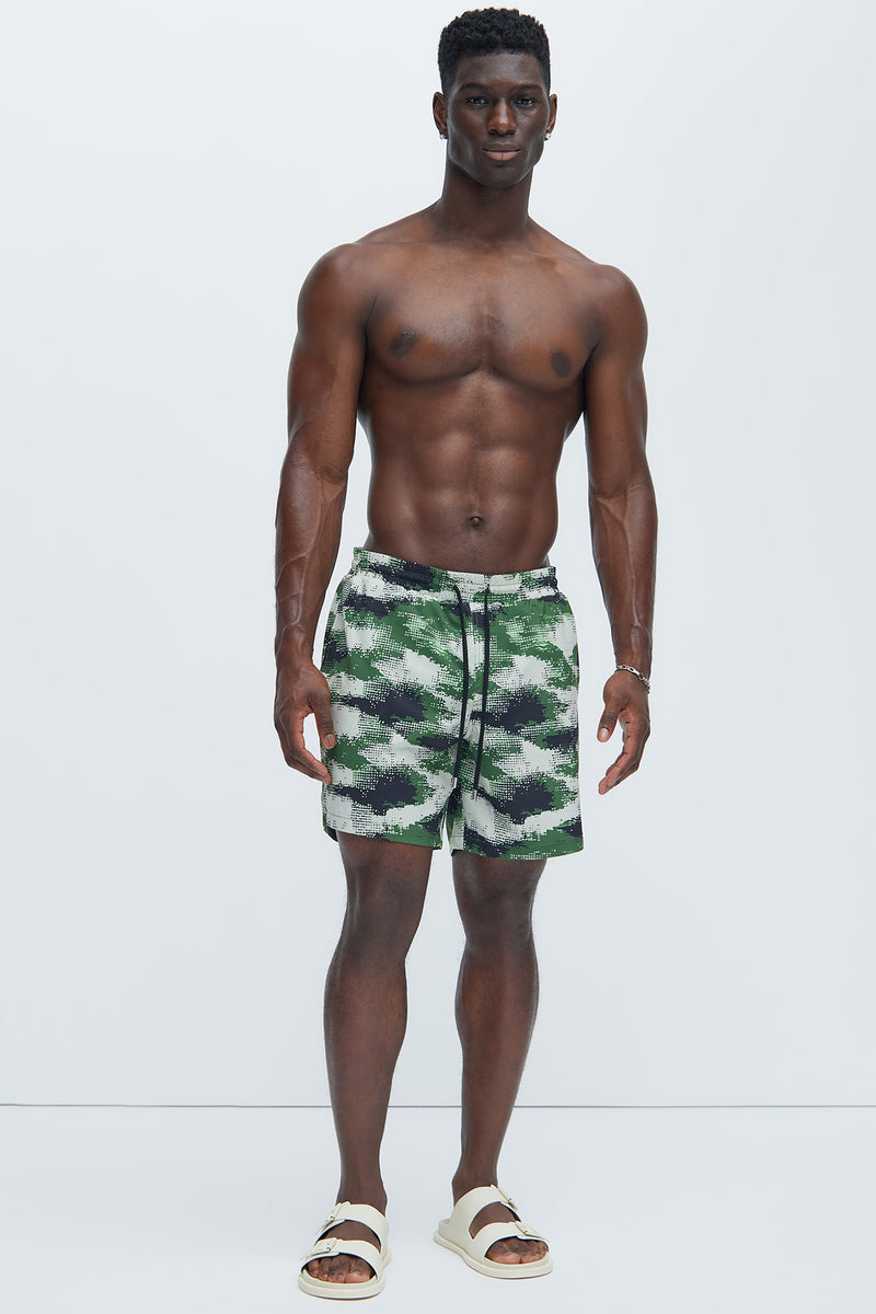 Kent Camouflage Swim Trunks - Black/combo | Fashion Nova, Mens Swim ...