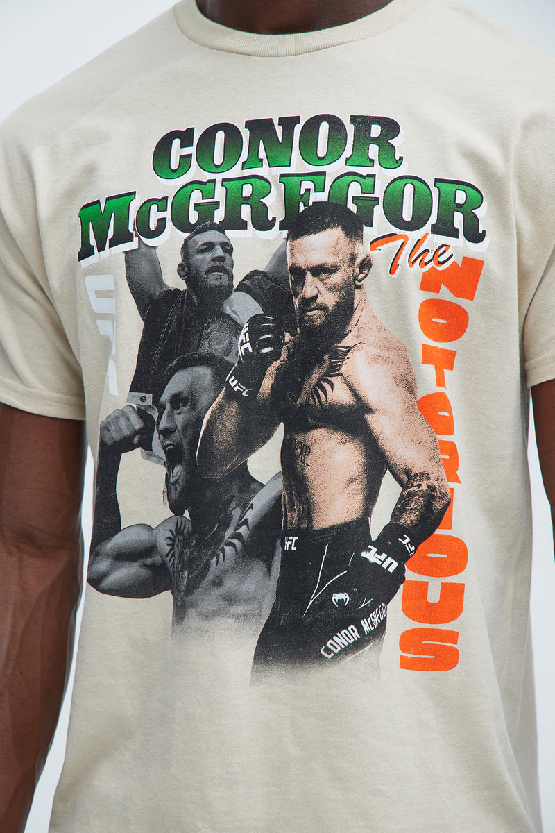 UFC Conor McGregor Short Sleeve Tee - Sand | Fashion Nova, Mens Graphic ...