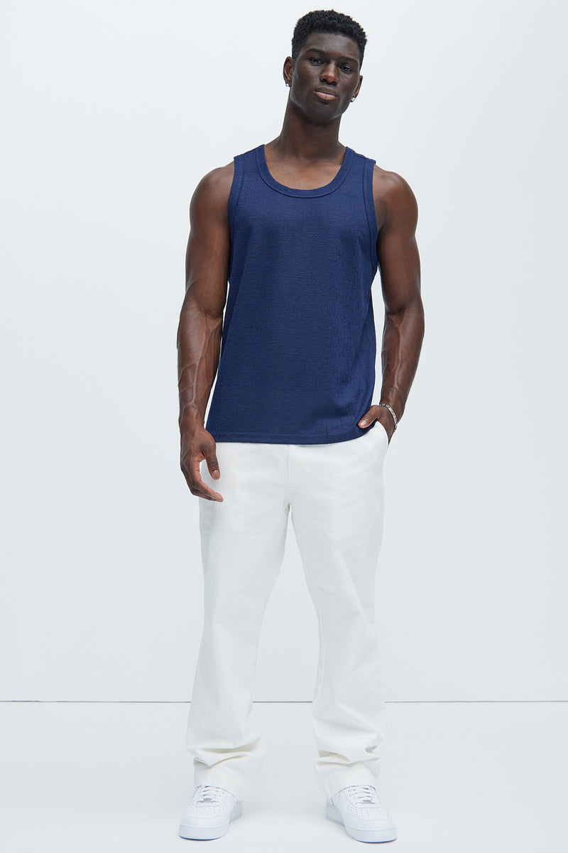 Henrik Textured Tank - Navy | Fashion Nova, Mens Tees & Tanks | Fashion ...