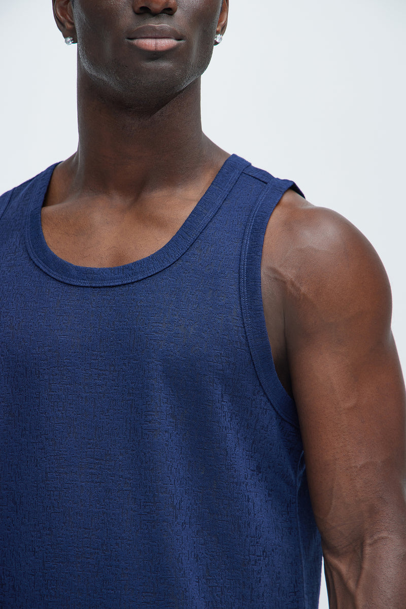 Henrik Textured Tank - Navy | Fashion Nova, Mens Tees & Tanks | Fashion ...