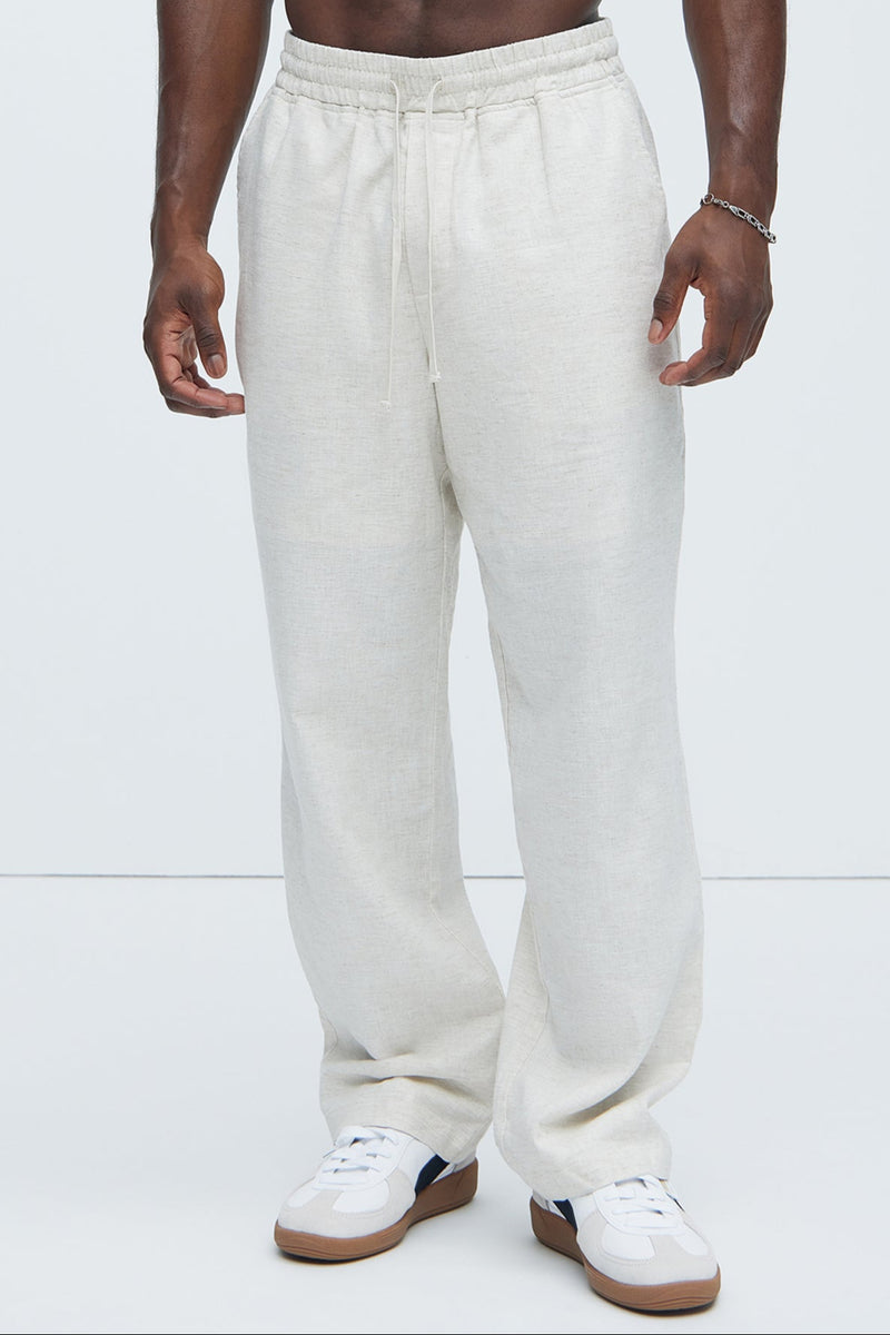 Bahamas Linen Pants - Oatmeal | Fashion Nova, Mens Pants | Fashion Nova