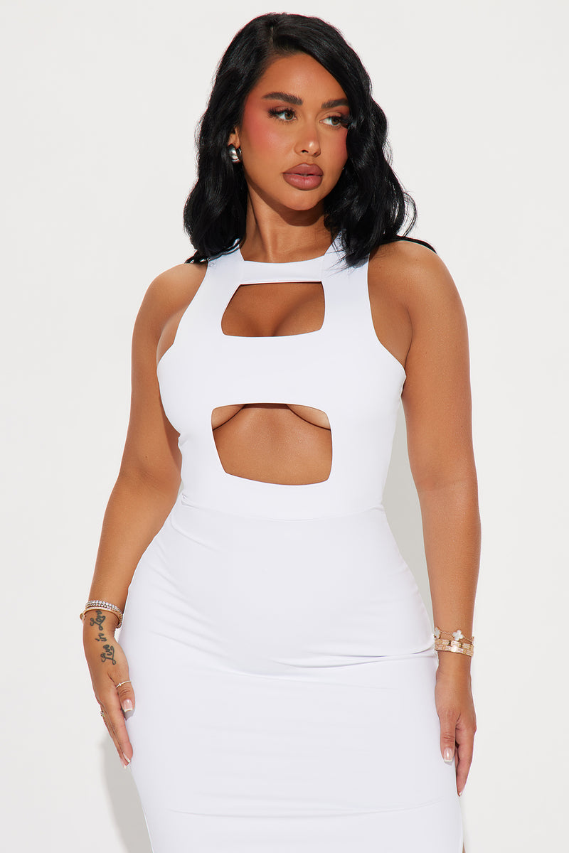 Maria Cut Out Maxi Dress - White | Fashion Nova, Dresses | Fashion Nova