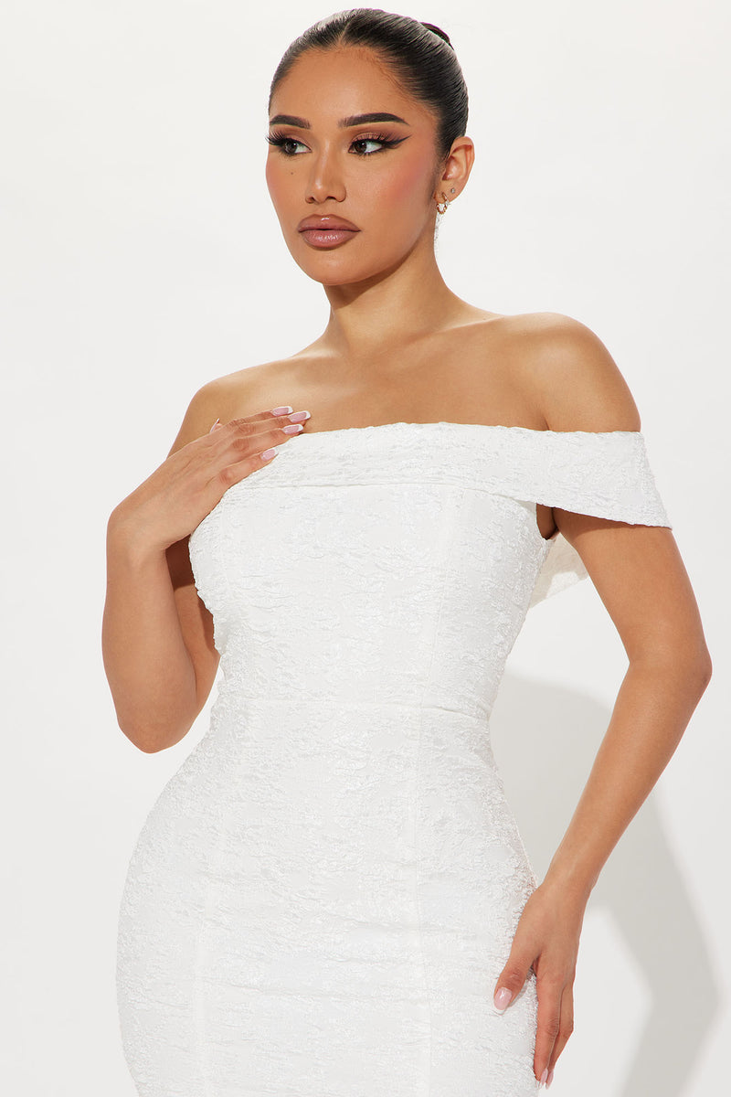Hollie Textured Gown - Ivory | Fashion Nova, Dresses | Fashion Nova