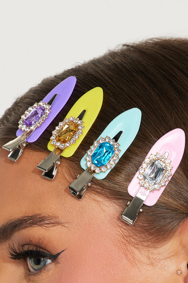 Funky Girly Pop 8 Piece Hair Clip Set - Multi Color | Fashion Nova ...