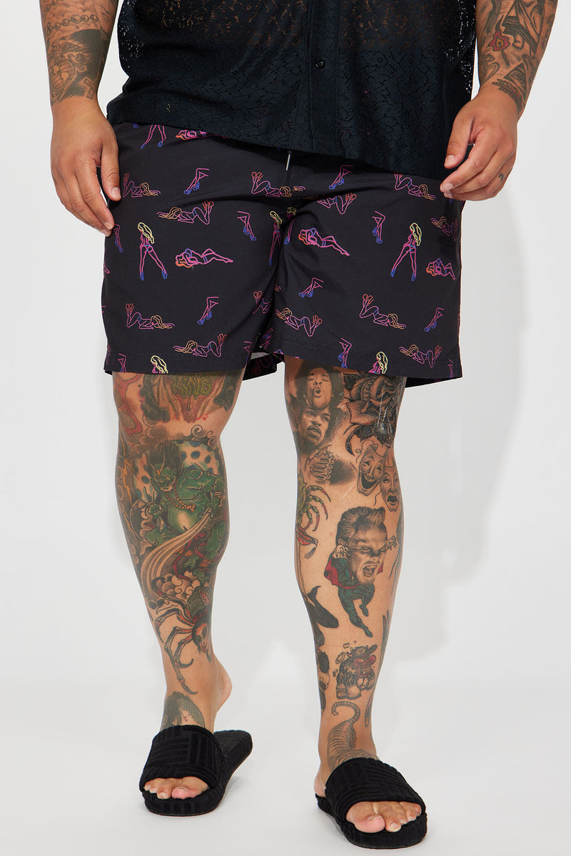 Neon Girls Swim Trunk - Multi Color | Fashion Nova, Mens Swim | Fashion ...