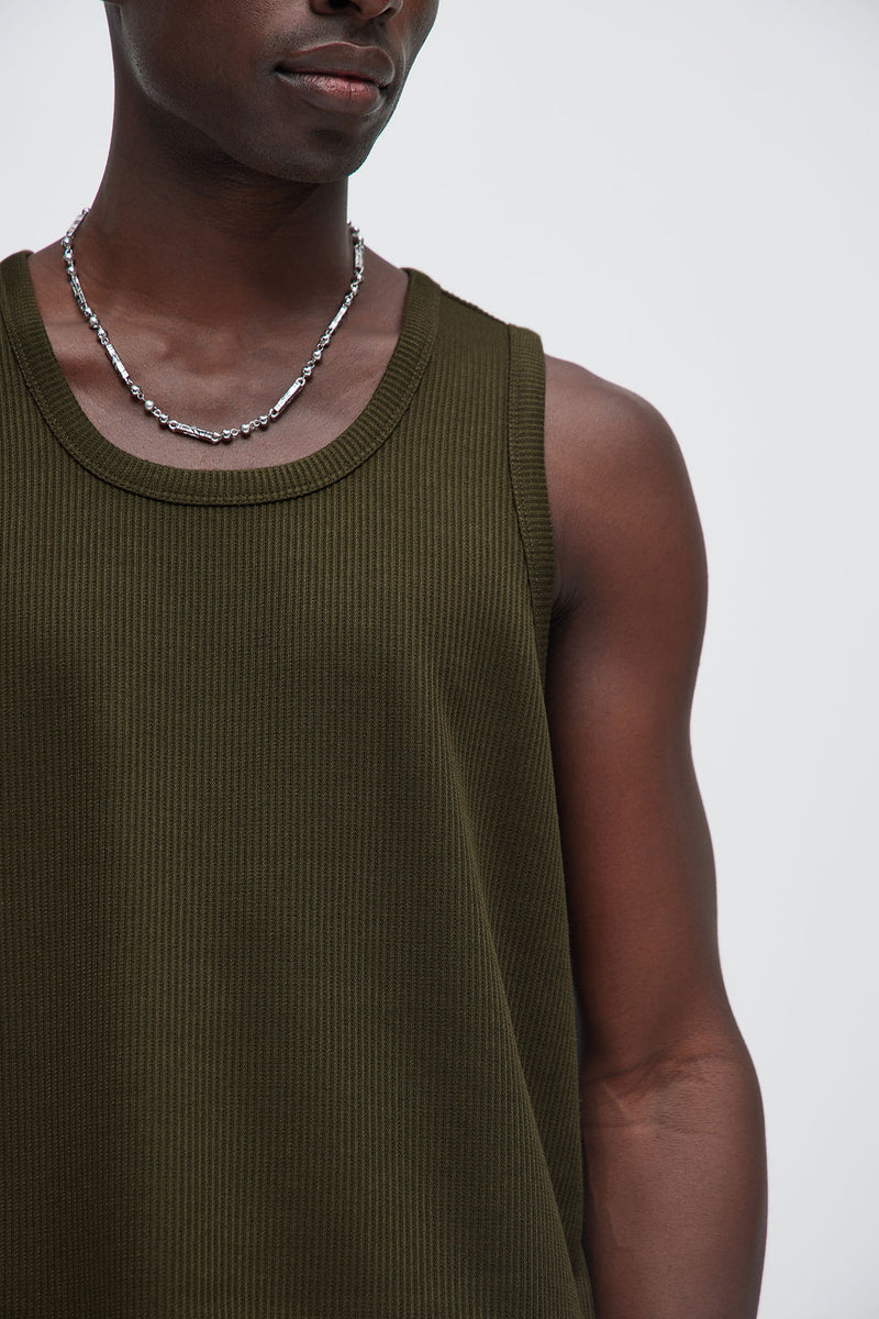 Kalel Textured Tank Top - Olive | Fashion Nova, Mens Tees & Tanks ...