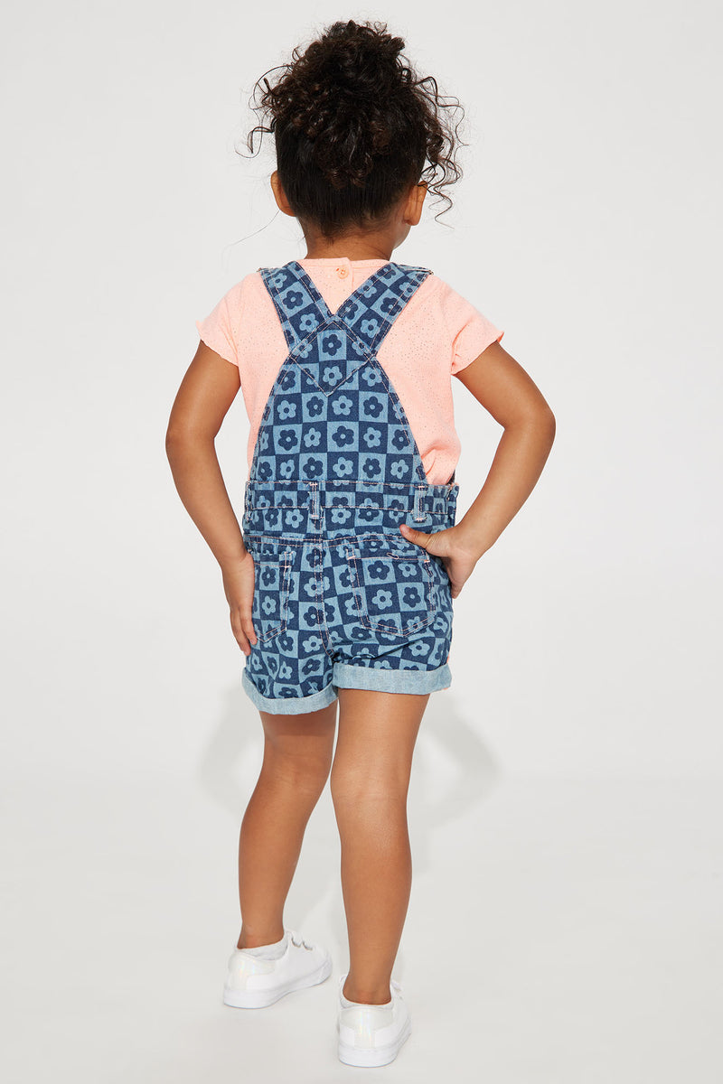 Mini Groovy Spring Shortall Set - Coral | Fashion Nova, Kids Shorts ...