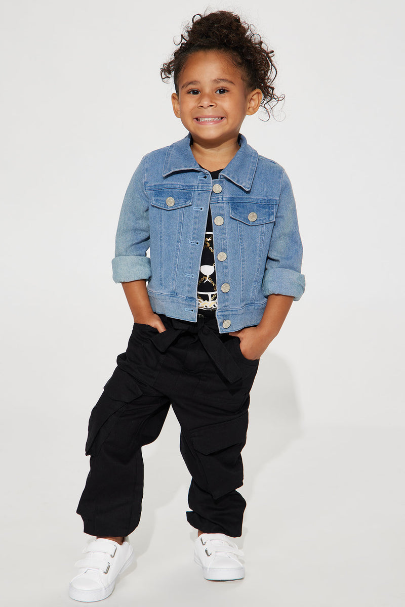 Mini Lil Cool Girls Rule Belted Cargo Pants - Black | Fashion Nova ...