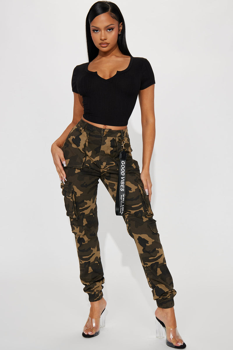 Bailey Ribbed Notched Top - Black | Fashion Nova, Basic Tops ...