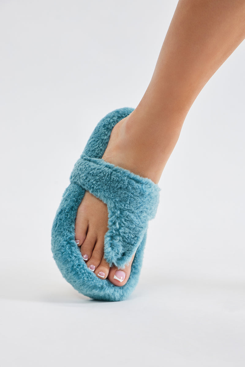 Sleepover Ready Slippers - Blue | Fashion Nova, Shoes | Fashion Nova