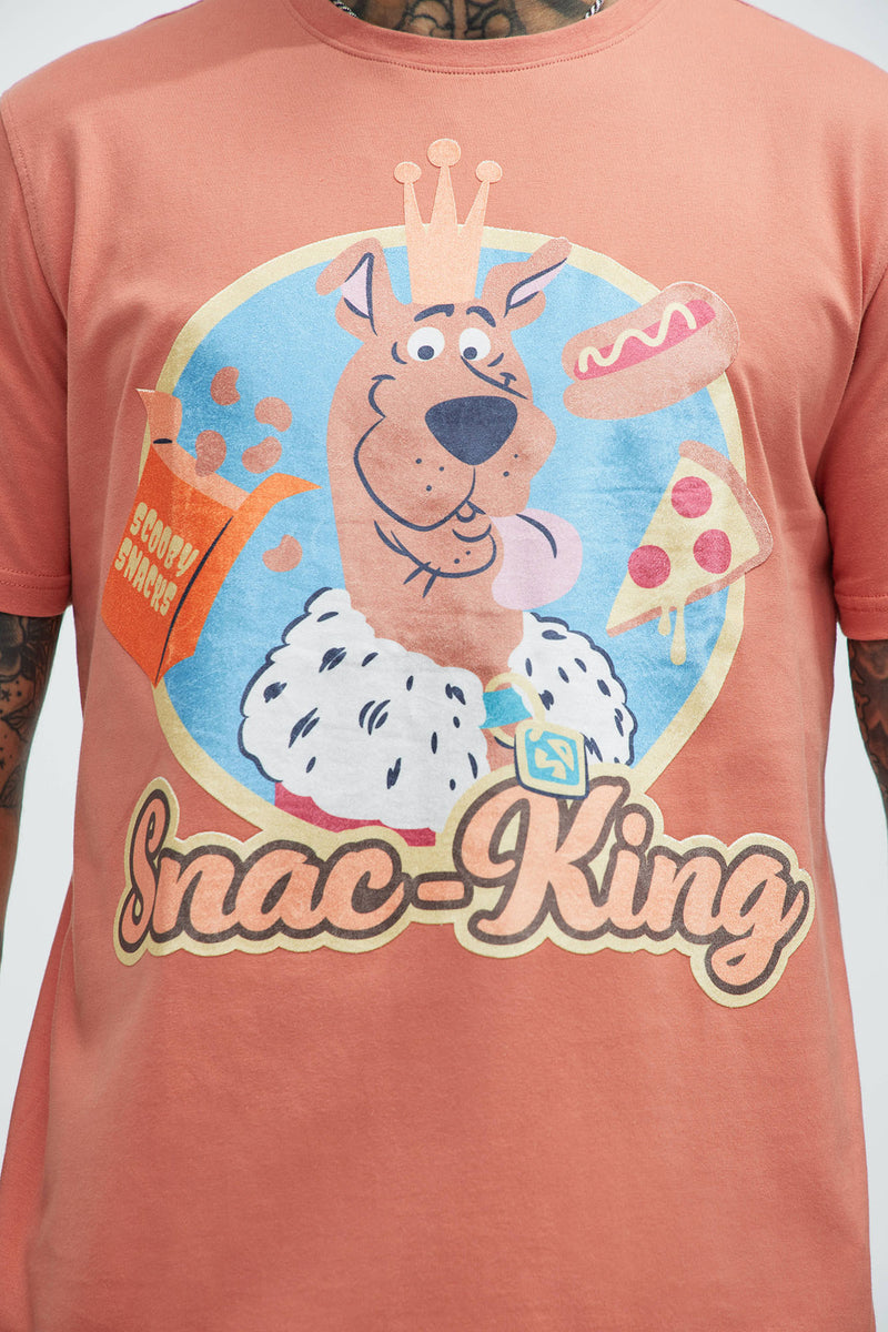 Snac-King Short Sleeve Tee - Salmon | Fashion Nova, Mens Graphic Tees ...
