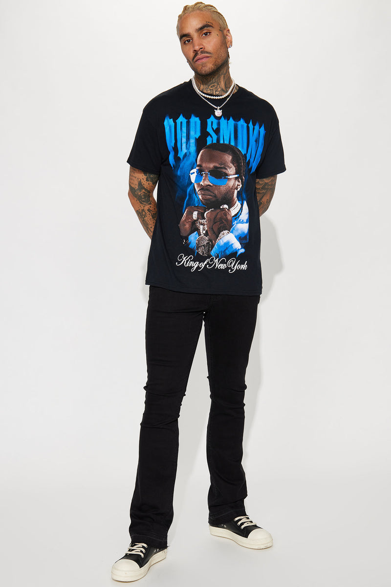 Pop Smoke Invincible Short Sleeve Tee - Black | Fashion Nova, Mens ...