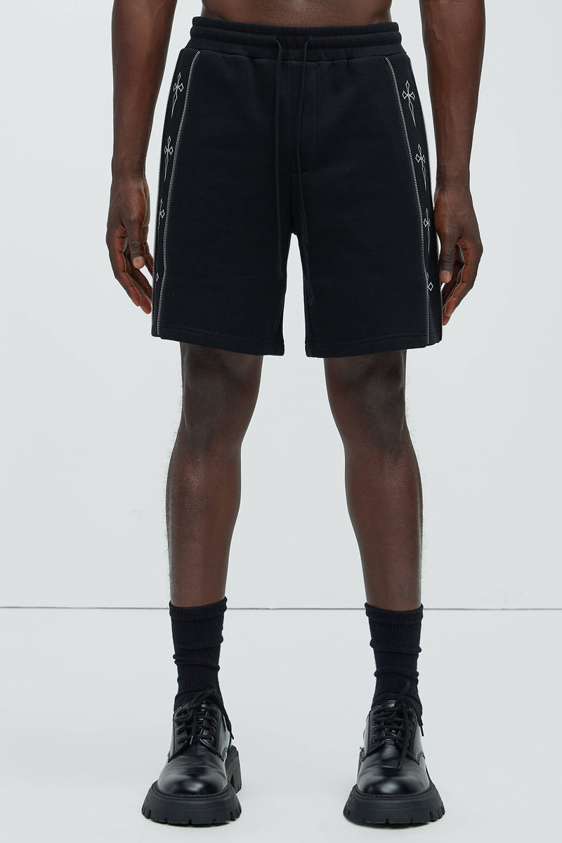 Tyson Cross Relaxed Shorts - Black | Fashion Nova, Mens Shorts ...