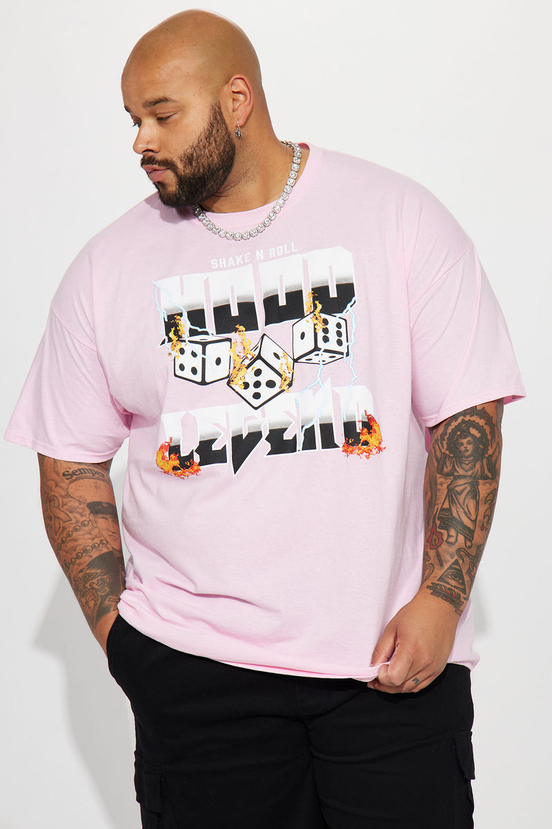 Dice King Short Sleeve Tee - Pink | Fashion Nova, Mens Graphic Tees ...