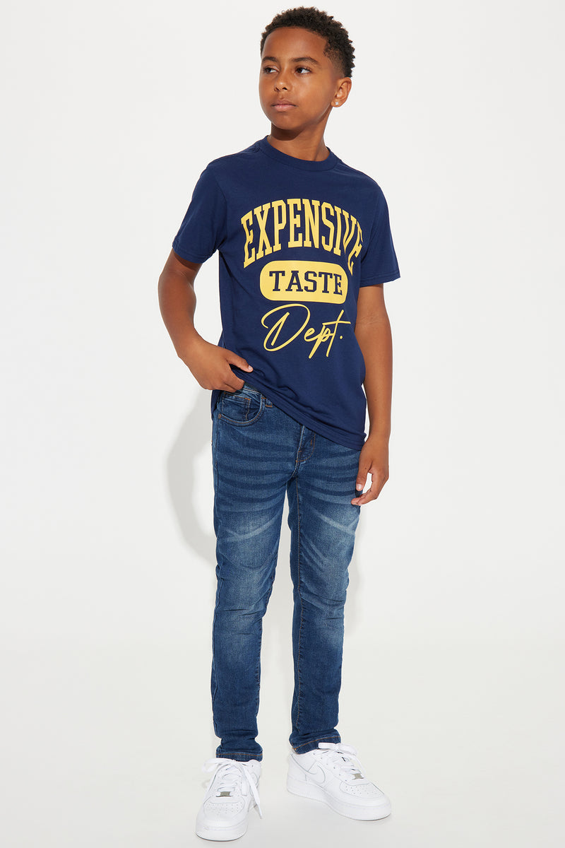 Mini Expensive Taste Only Tee - Navy | Fashion Nova, Kids Tops & T ...