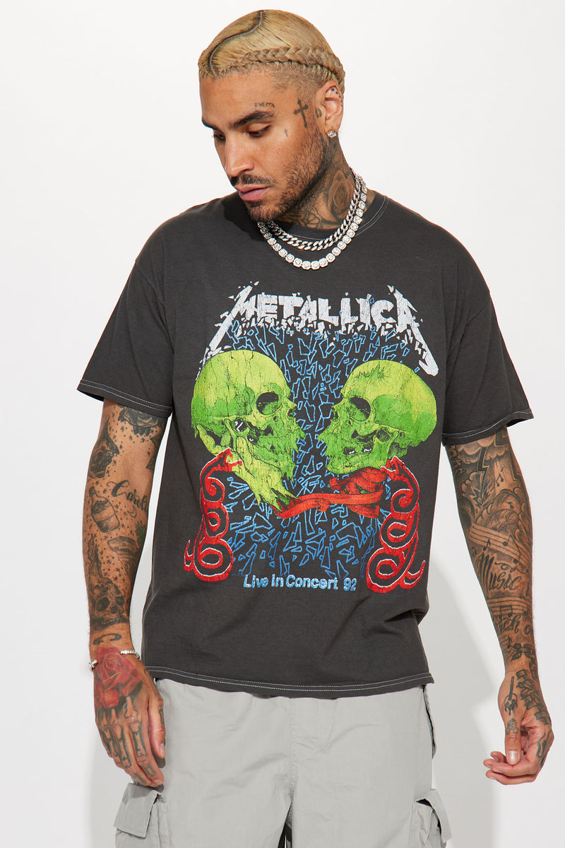 Metallica '92 Short Sleeve Tee - Black | Fashion Nova, Mens Graphic Tees | Fashion Nova