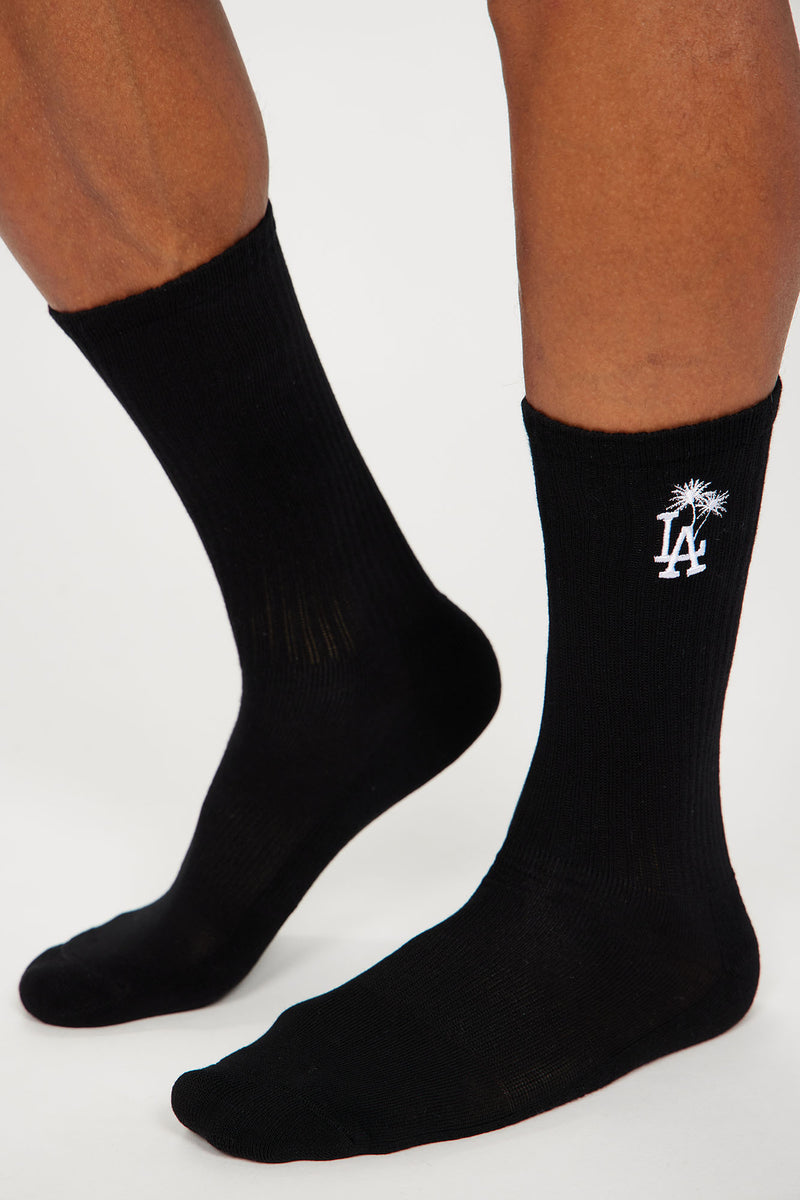 LA Palms Socks - Black | Fashion Nova, Mens Accessories | Fashion Nova