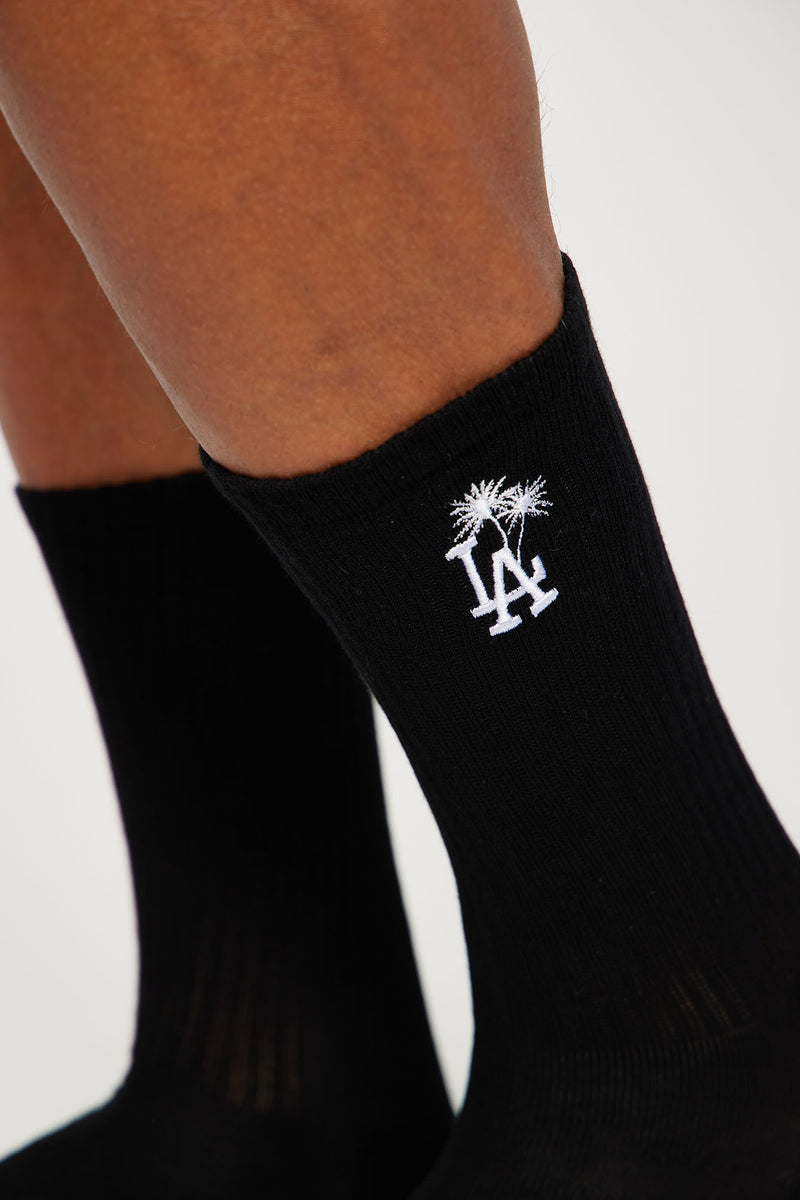 LA Palms Socks - Black | Fashion Nova, Mens Accessories | Fashion Nova