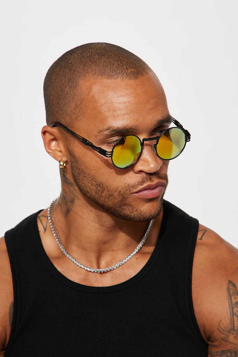 Feelin' The Heat Sunglasses - Black/Orange | Fashion Nova, Mens ...