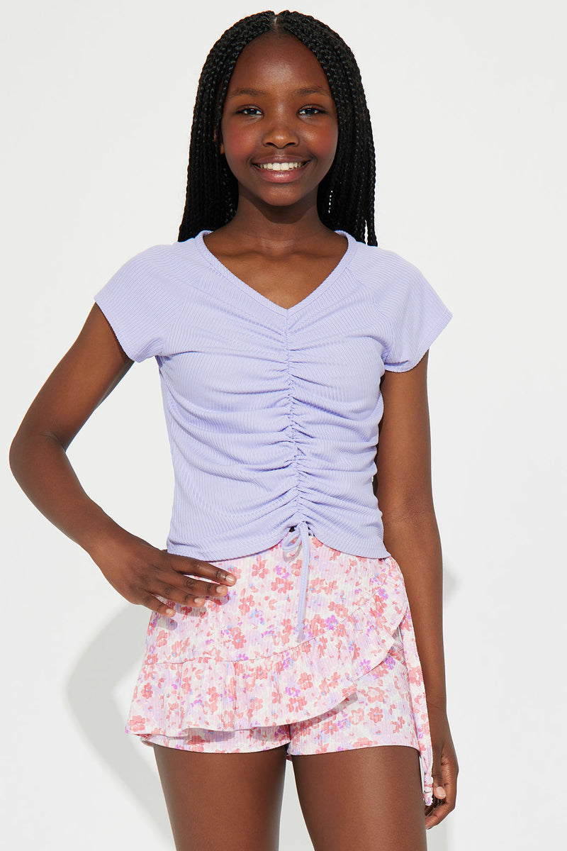 Mini Yummy Rib Knit Skort Set - Pink/combo | Fashion Nova, Kids Sets ...