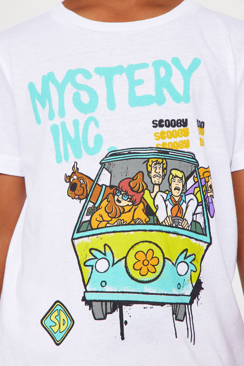 Mini Mystery Inc Scooby Doo Short Sleeve Tee - White | Fashion Nova ...