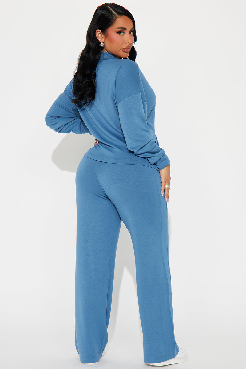 Tia Super Soft Pant Set - Blue | Fashion Nova, Matching Sets | Fashion Nova
