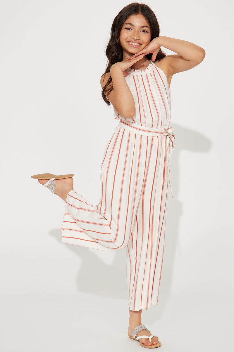 Mini Yarn Dye Striped Jumpsuit - Ivory/combo | Fashion Nova, Kids ...
