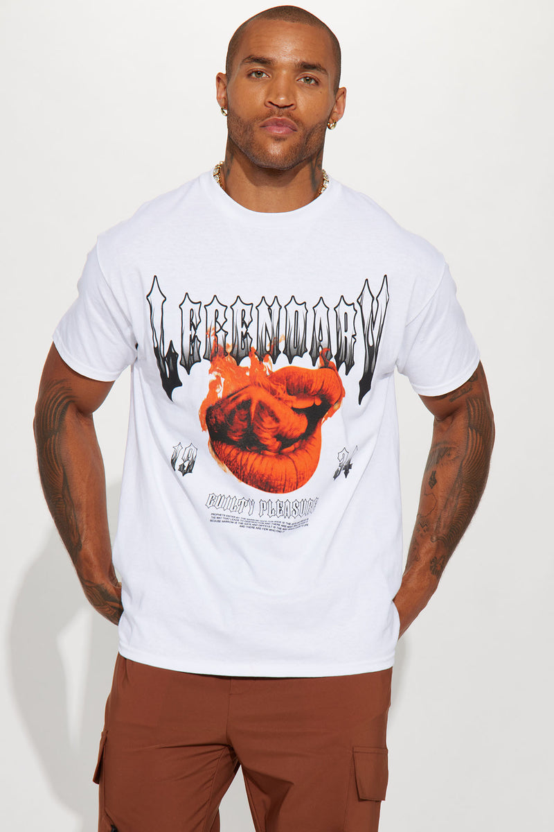 Legendary Ways Short Sleeve Tee - White | Fashion Nova, Mens Graphic ...