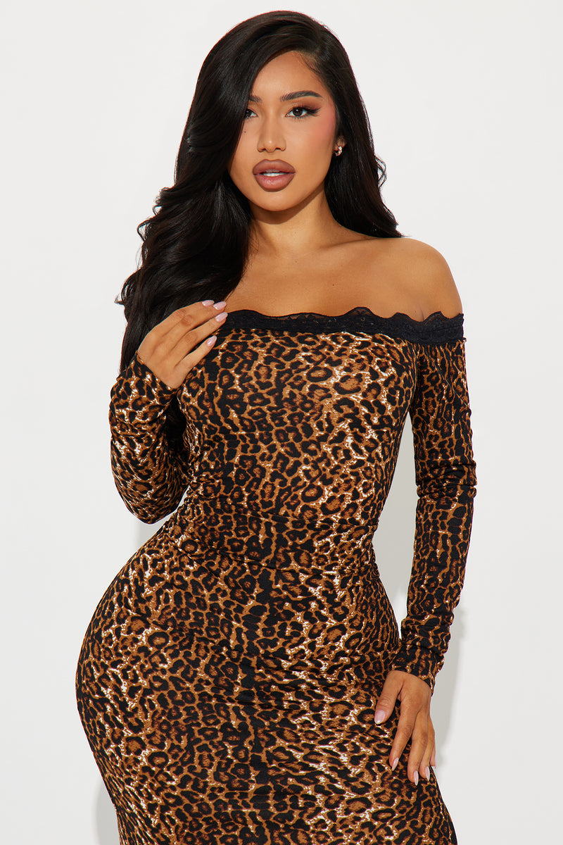 Jodi Leopard Maxi Dress Leopard Fashion Nova Dresses Fashion Nova