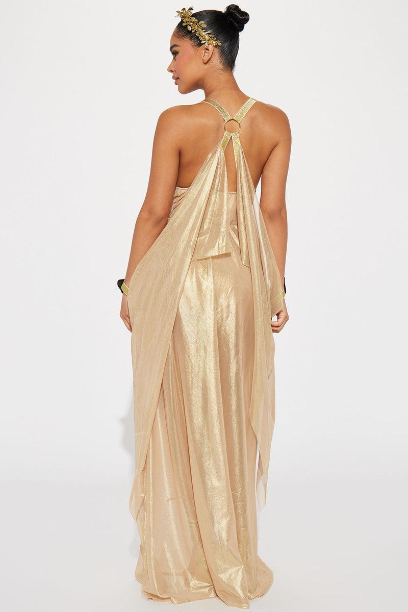 Alluring Golden Goddess 2 Piece Costume Set - Gold | Fashion Nova ...