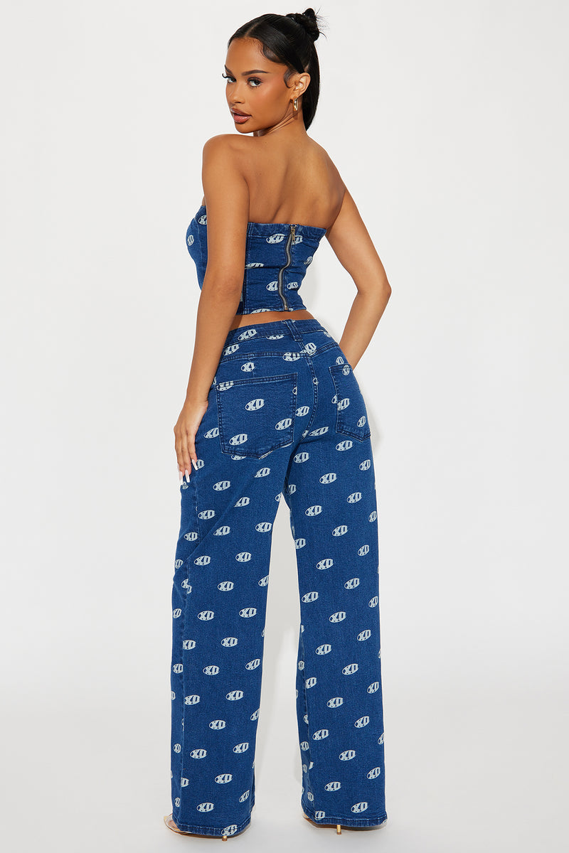 XOXO Denim Pant Set - Dark Wash | Fashion Nova, Matching Sets | Fashion ...