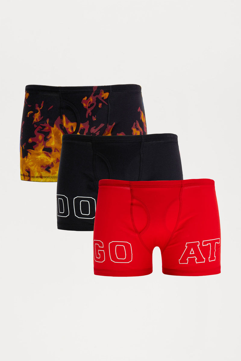 Mini Assorted 3 Pair Pack Boxer Briefs - Multi Color | Fashion Nova ...