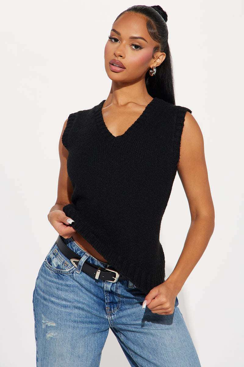 Top Scholar Sweater Vest - Black | Fashion Nova, Sweaters | Fashion Nova