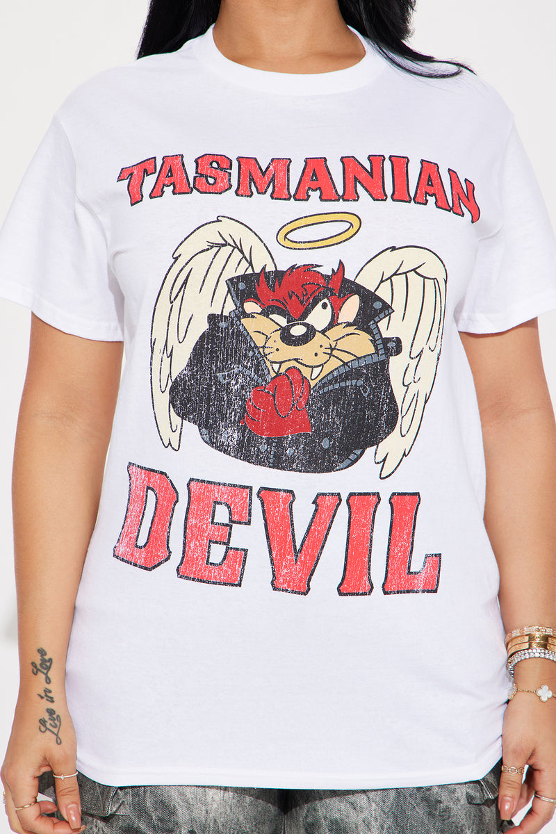 Taz Run Wild Graphic Tshirt - White | Fashion Nova, Screens Tops and ...
