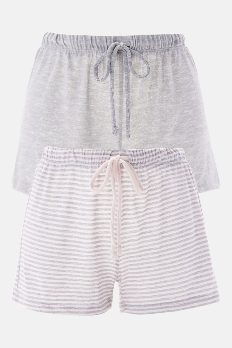 Daydreamer 2 Pack PJ Shorts - Grey/Grey | Fashion Nova, Lingerie ...
