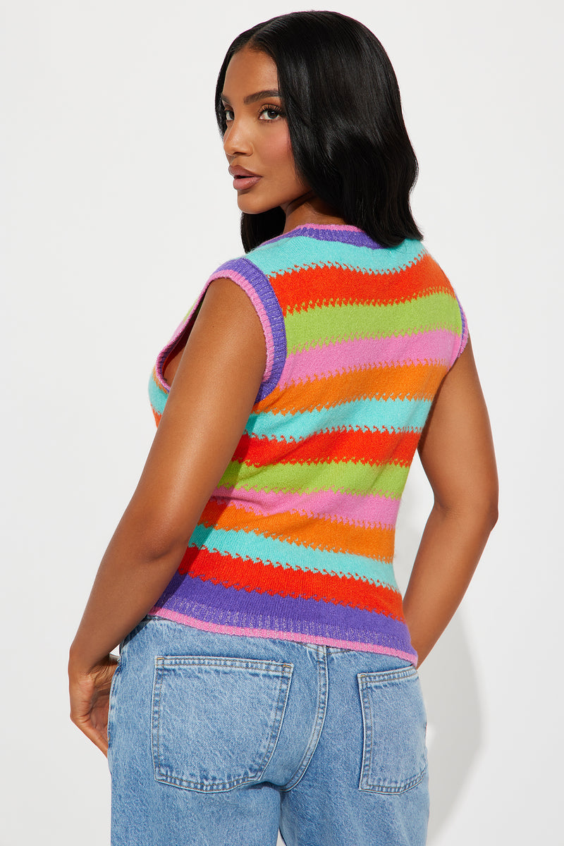 Rainbow Sunsets Sweater Vest - Multi Color | Fashion Nova, Sweaters ...