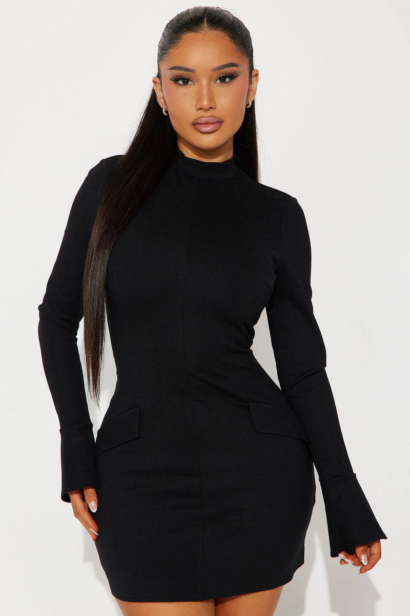 Miss Business Mini Dress - Black | Fashion Nova, Dresses | Fashion Nova