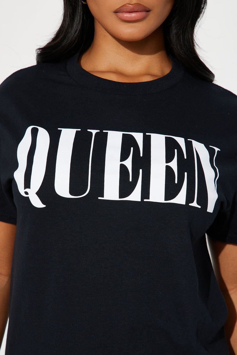 Fit For A Queen Tee - Black | Fashion Nova, Screens Tops and Bottoms ...