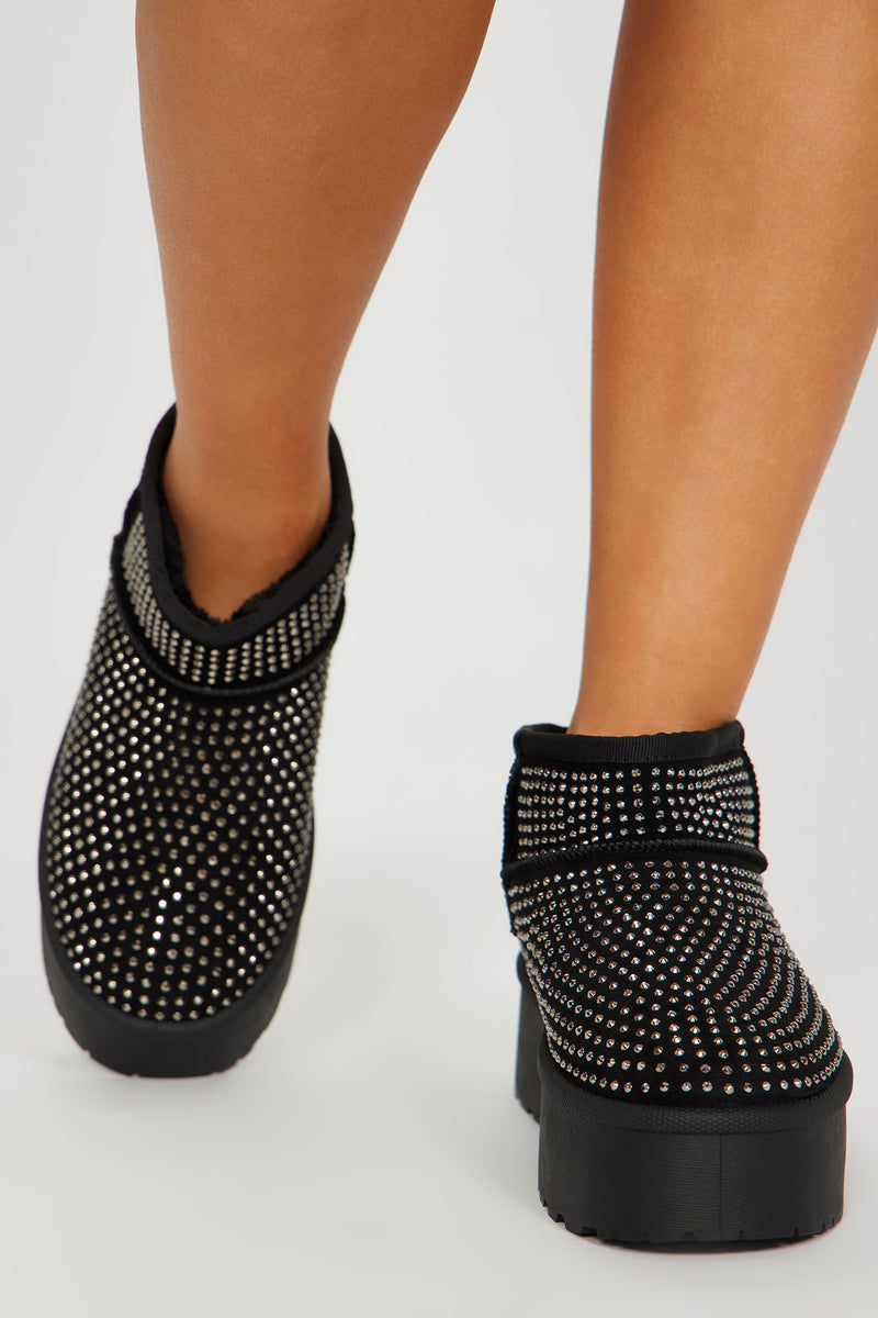 Pamina Embellished Booties - Black | Fashion Nova, Shoes | Fashion Nova