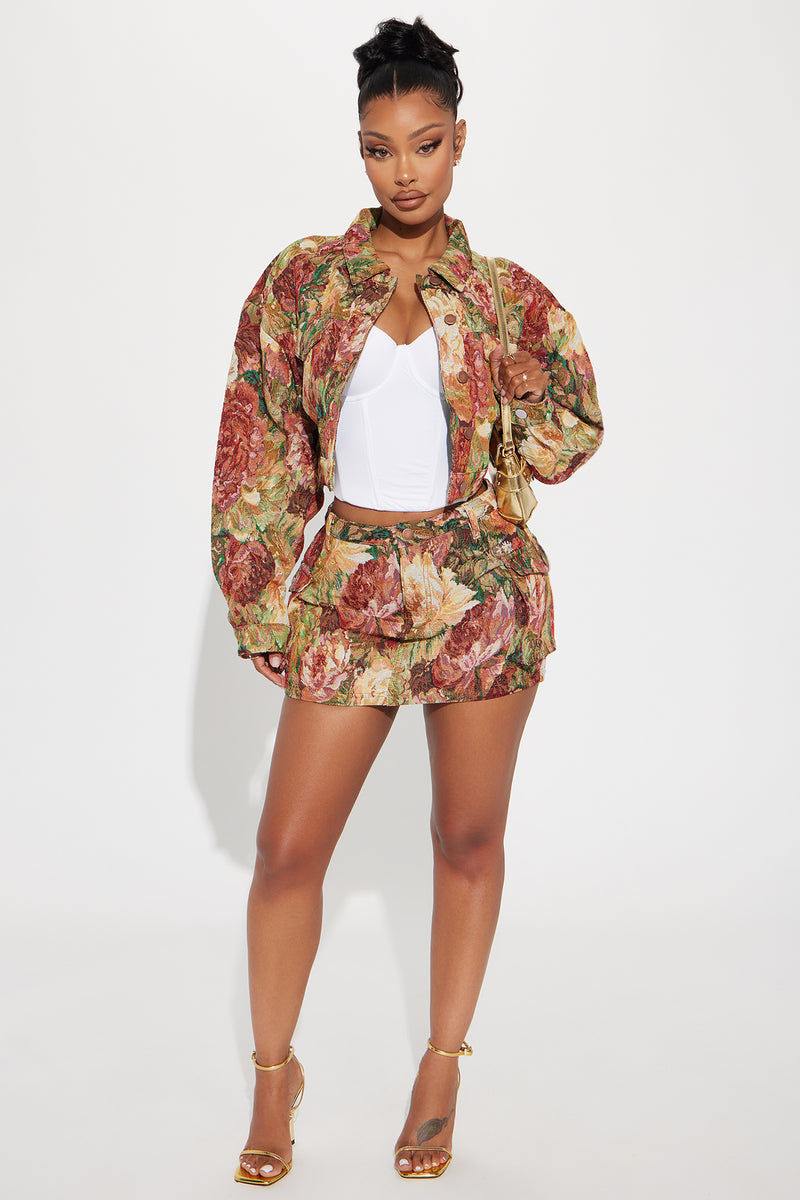 Tea Time Jacquard Jacket - Multi Color | Fashion Nova, Jackets & Coats ...