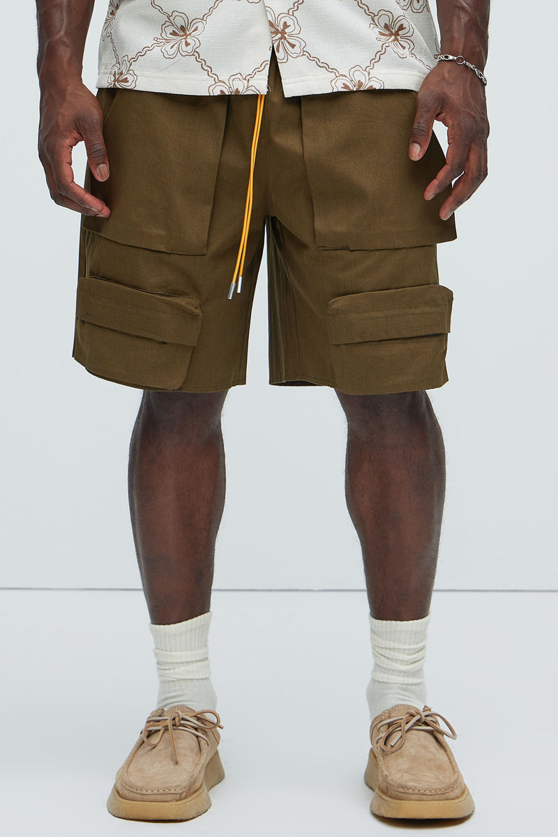 Neil Shorts - Olive | Fashion Nova, Mens Shorts | Fashion Nova