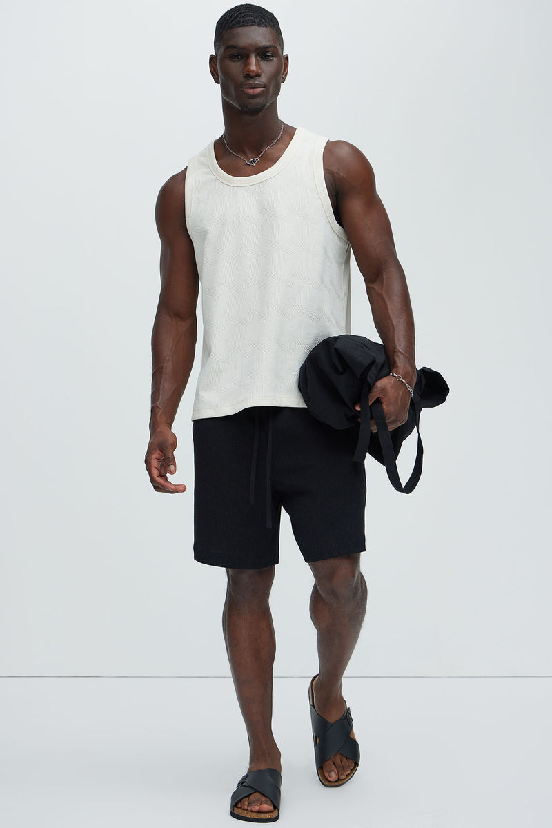 Benji Textured Tank Top - Cream | Fashion Nova, Mens Tees & Tanks ...