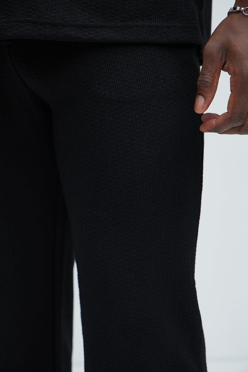 Capstan Straight Textured Pants - Black | Fashion Nova, Mens Pants ...