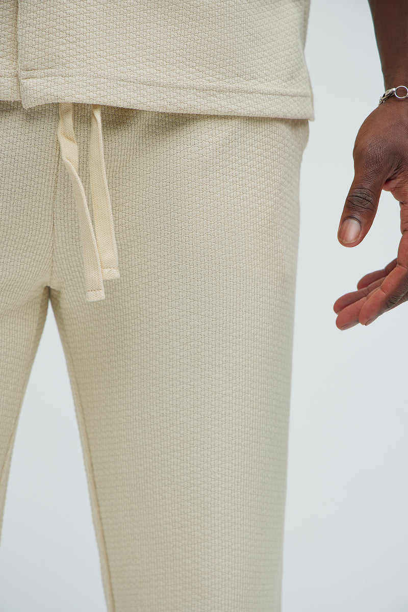 Capstan Straight Textured Pants - Cream | Fashion Nova, Mens Pants ...
