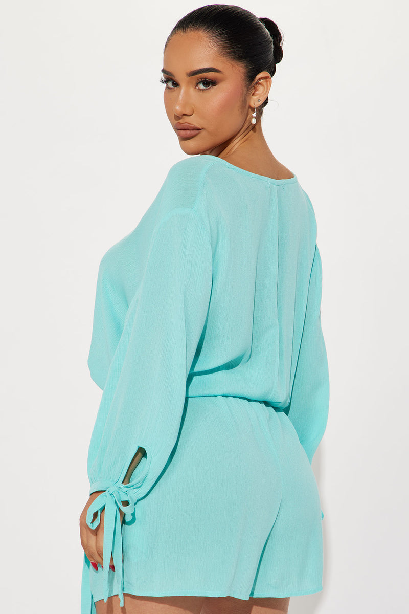 Tell Me Nice Things Romper - Light Blue | Fashion Nova, Rompers ...