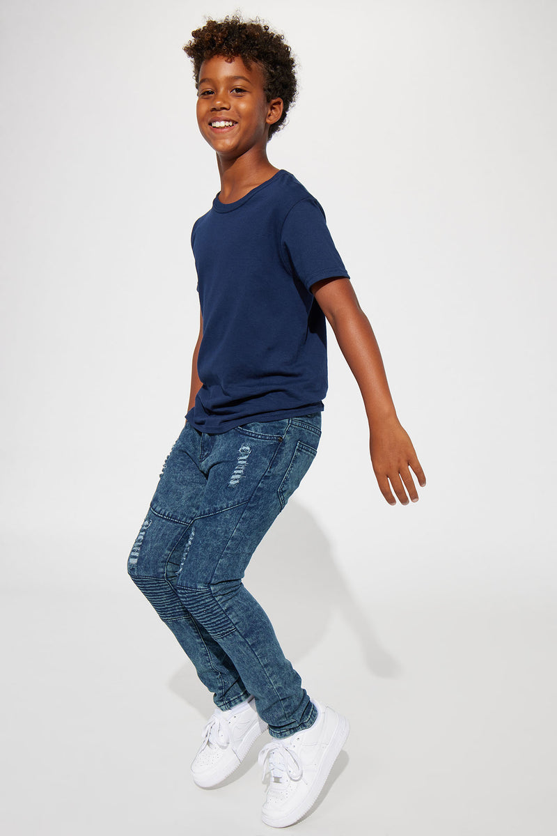 Mini Stretch Denim Skinny Moto Jeans - Indigo | Fashion Nova, Kids ...