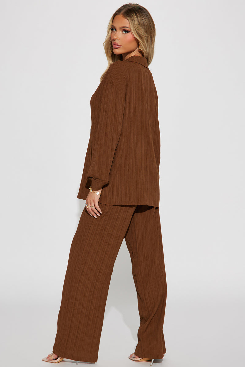 Remy Pant Set - Brown | Fashion Nova, Matching Sets | Fashion Nova